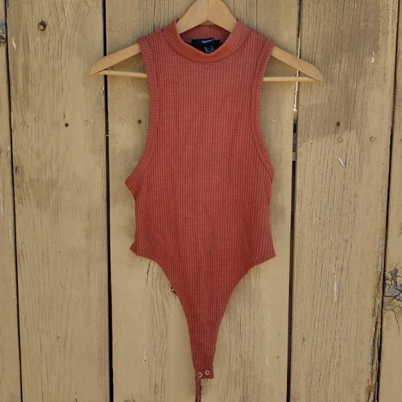 Forever 21 | Tops | 5 For Mock Neck Waffle Body Suit | Poshmark